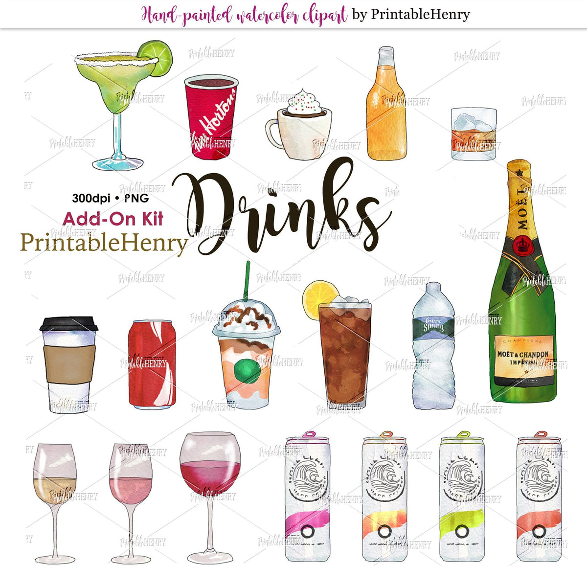 Drinks Add-On kit – PrintableHenry